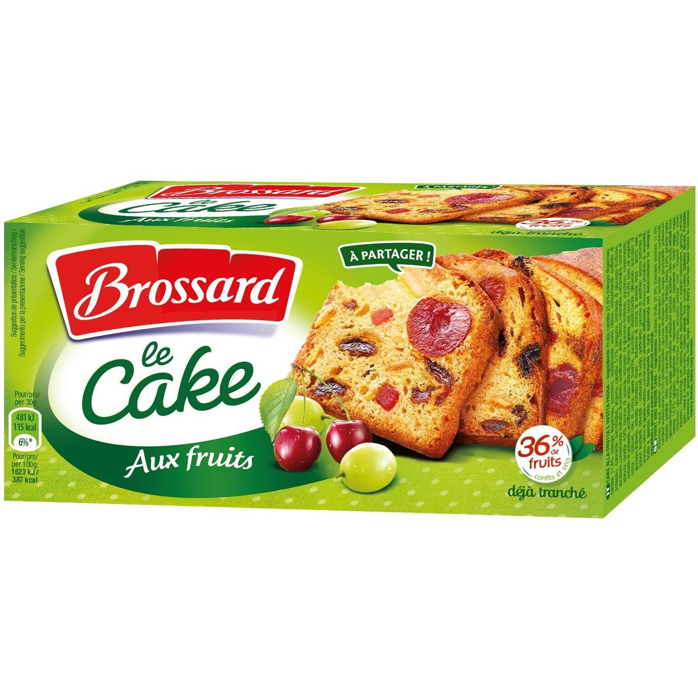 Brossard fruit cake, 300 gr – Le Vacherin Deli