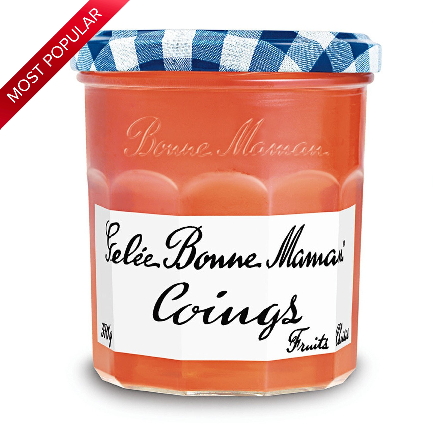 Gelée de coings - Quince apple jelly (glass jar) - Bonne Maman, 370g ...